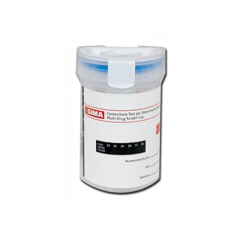 GIMA - Copa Test Drogas - 7 Parámetros + Adulterantes - pack. 25 p...