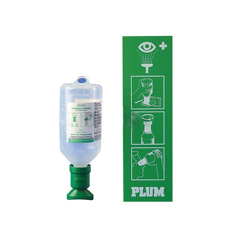 Gabinete de estación lavaojos individual