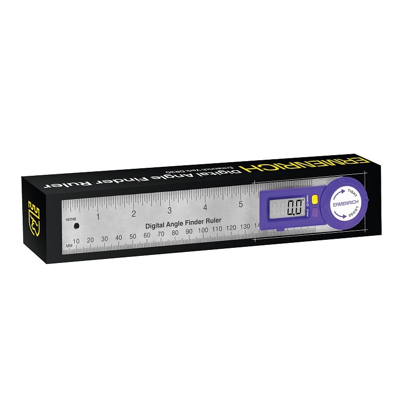 Goniometro digitale con righello Ermenrich Verk DR30